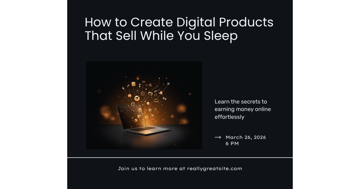 How to Create Digital Products That Sell